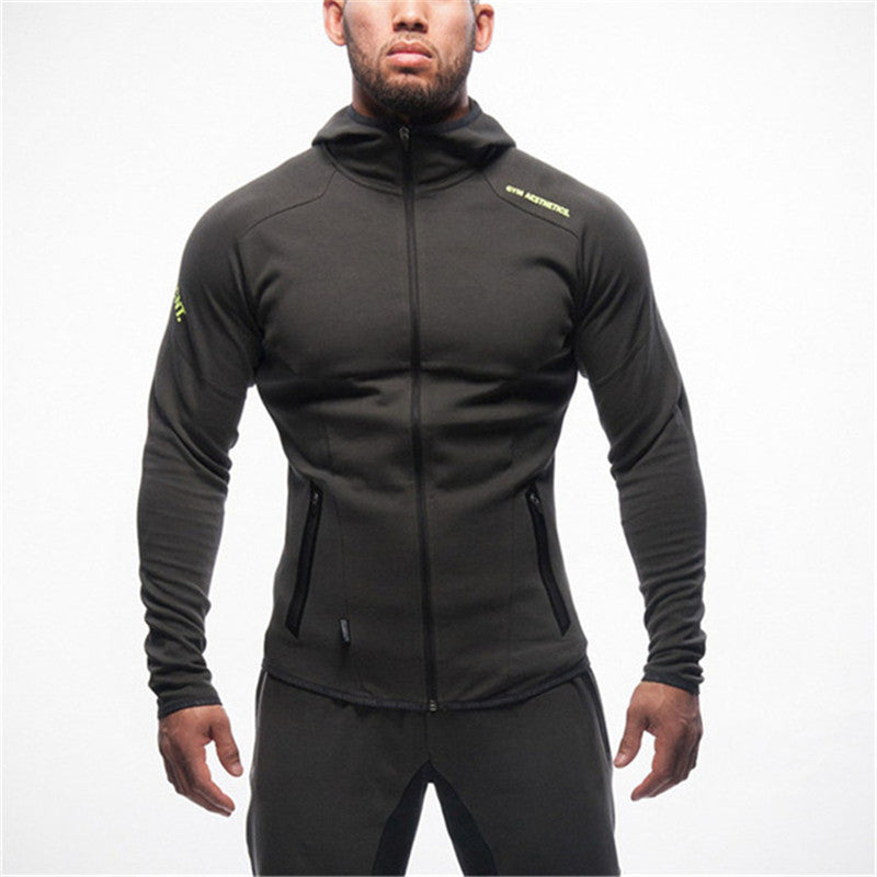 Camouflage Bodybuilding Hooded Sweatshirt for men fitness - wanahavit