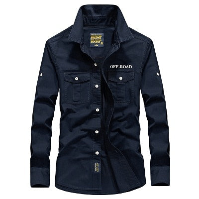 New Casual Military Style Army Tactical Shirts Long Sleeve Slim Shirt ...