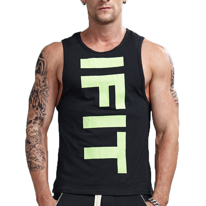 IFIT Print Vivid Workout Sleeveless Shirt for men fashion & fitness ...