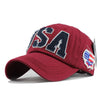 USA Embroidered Patched Letter Baseball Cap – wanahavit