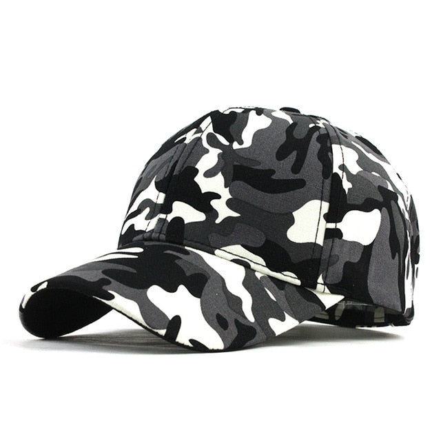 Snow Camouflage Tactical Trucker Snapback Baseball Cap – wanahavit