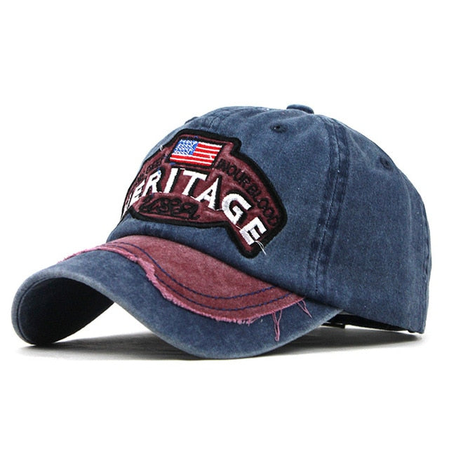 Heritage America Embroidered Snapback Baseball Cap – wanahavit
