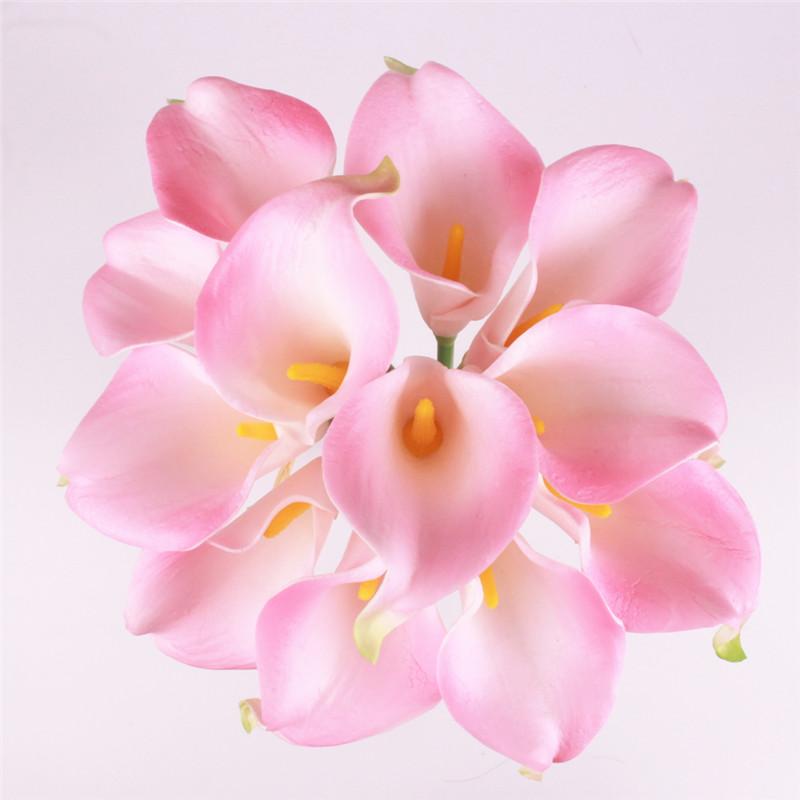 11pcs Artificial Mini Calla Lily Flower for home accent - wanahavit