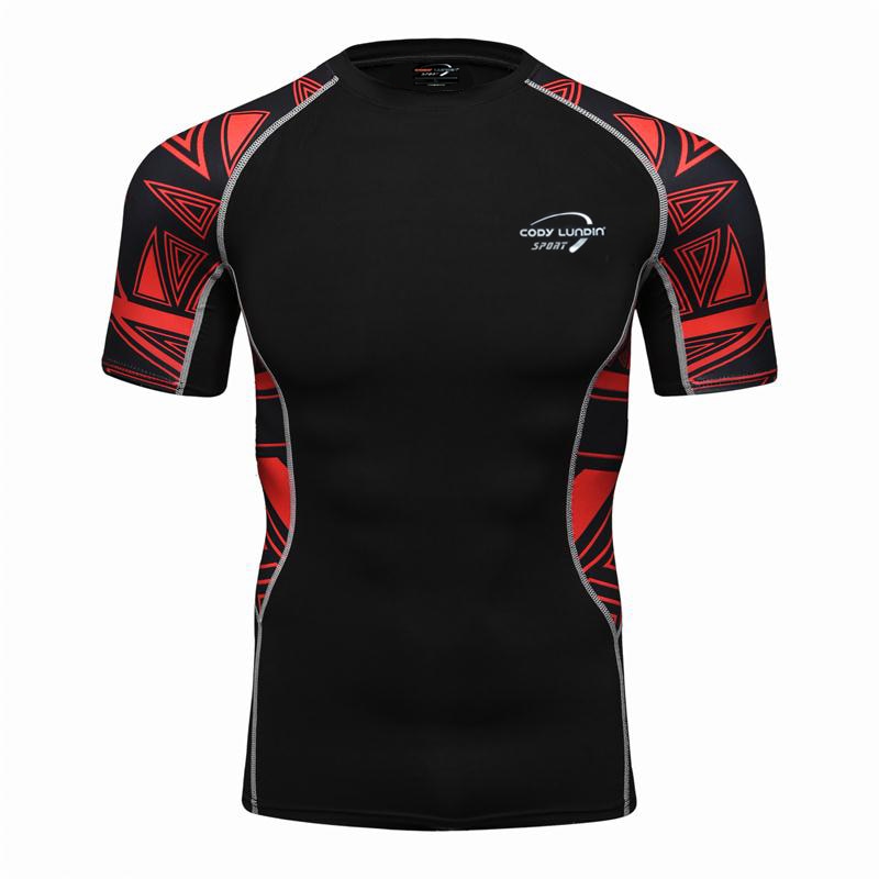 MMA 3D Printed Compression Shirt for men fitness - wanahavit