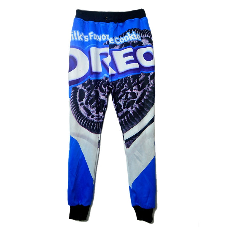 Novelty Oreo 3D Joggers Pants for women - wanahavit