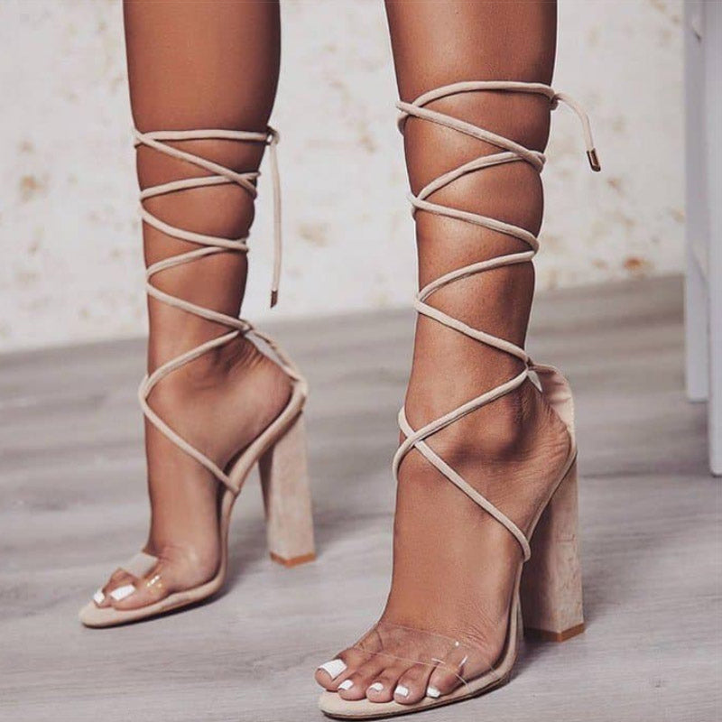 Gladiator Strings High Heels Sandals for women - wanahavit