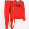 Vogue Printed Tracksuit Set Sweatshirt + Pant for women fashion ...
