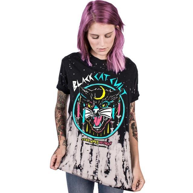 Punk Rock Skull Printed Tees v12 for unisex - wanahavit