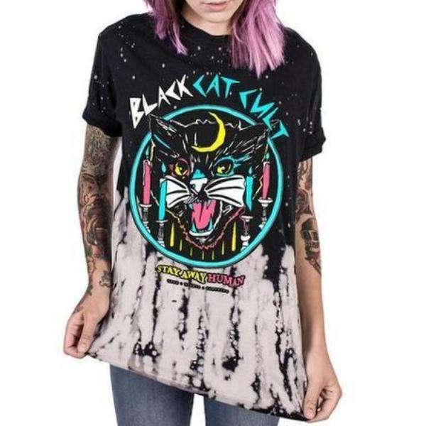 Punk Rock Skull Printed Tees v12 for unisex - wanahavit