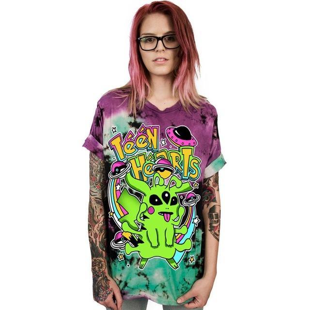 Punk Rock Skull Printed Tees v13 for unisex - wanahavit