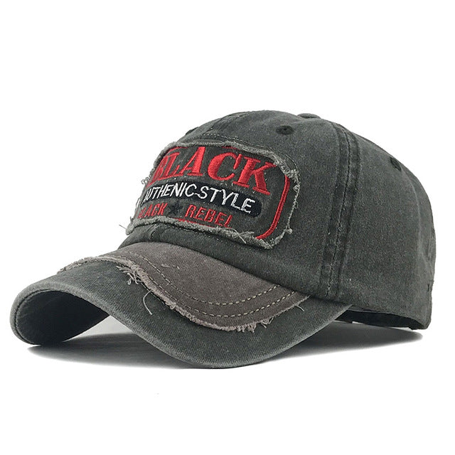 Black Rebel Authentic Style Embroidered Baseball Cap – wanahavit